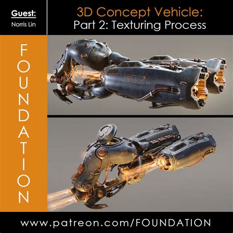 Foundation Patreon 3D Concept Vehicle Part 2 With Norris Lin