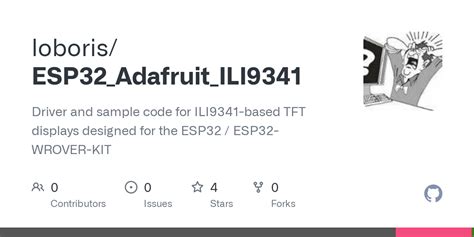GitHub Loboris ESP32 Adafruit ILI9341 Driver And Sample Code For