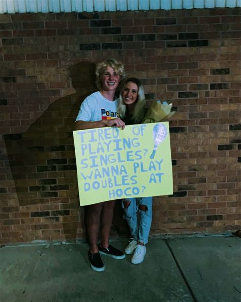 Hoco Proposal Ideas Tennis Homecoming Poster Ideas Homecoming