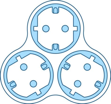 Ac Splitter Icon Royalty Free Vector Image Vectorstock