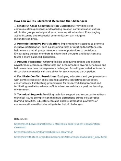 Group Reflection Pdf