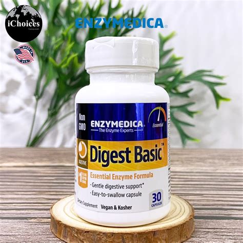 Enzymedica Digest Basic Essential Enzyme Formula 180 Capsules