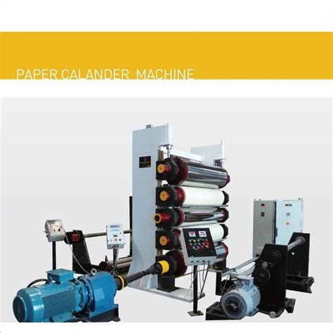 Ms Semi Automatic Paper Calendering Machine At ₹ 3850000 In Ahmedabad Id 23962345297