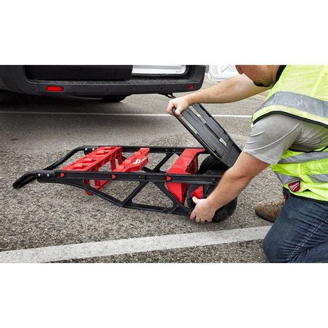 Milwaukee Packout 20 In 2 Wheel Utility Cart With 2 Drawer Tool Box