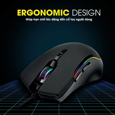 ChuỘt Gaming Zadez G 156m Rgb Đen