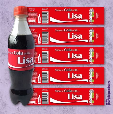 Coke Bottle Lable Packaging