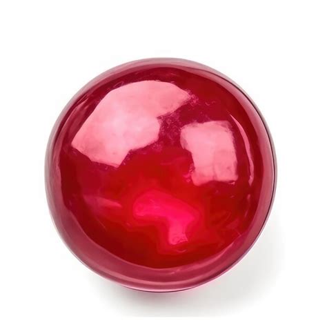 Premium Photo A Red Shiny Object With A Reflection On It