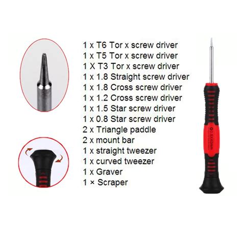 Wholesale For Iphone Repair Tools 16 In 1 Cell Phone Repair Tool Kits