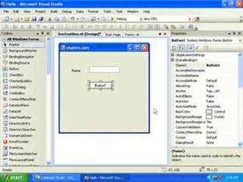 VB Net Controls II TextBox YouTube