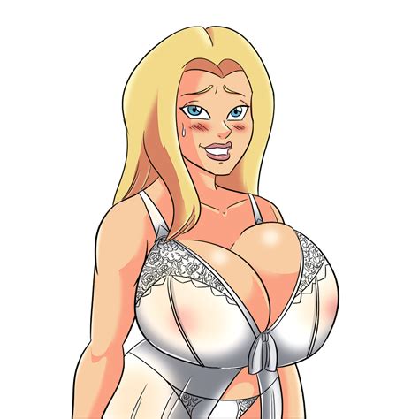 Rule 34 Blonde Hair Female Glassfish Huge Breasts Nightgown Urban