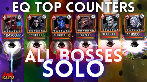 Top Counters For All Bosses Dracula And Franken Castle 12 Fights