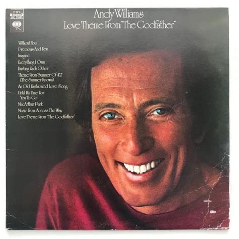 Andy Williams Love Theme From The Godfather Lp Vinyl Ph