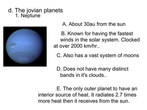 Solar System Notes Ppt Space And Astronomy Science