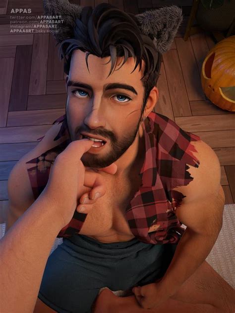 Rule 34 Appasart Bite Finger In Mouth Gay Halloween 11747610