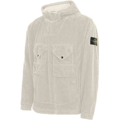 Stone Island Cord Smock Overshirt Men Overshirts Flannels