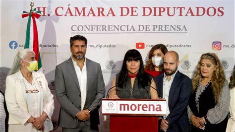 Conferencia de prensa Dip Salma Luévano Luna Morena 26 10 2021