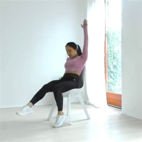 Chair Cross Reaches L By Ömer Köseoğlu Exercise How To Skimble