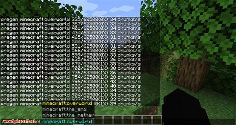 World Pre Generator Mod 1192 1182 Pregenerate Mc World Mc Modnet