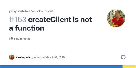 Createclient Is Not A Function · Issue 153 · Perry Mitchellwebdav Client · Github