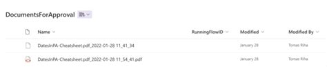 how to cancel running power automate flow when a file was modified