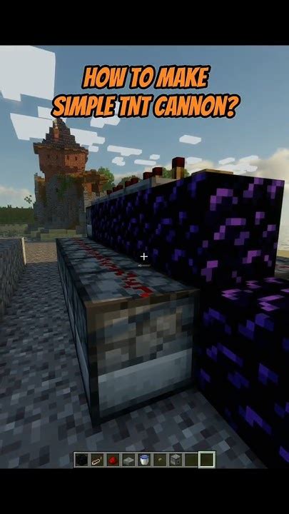 🎯simple Tnt Cannon Tutorial Minecraft Minecrafttips Minecrafthacks