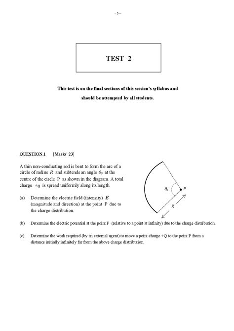 Determine Electric Field Higher Physics Past Paper Exercises