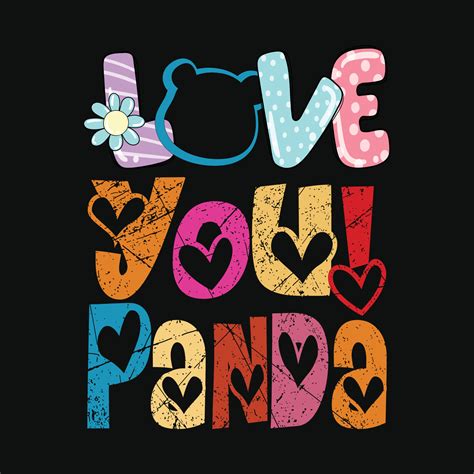 Panda T Shirt Design 20346278 Vector Art At Vecteezy