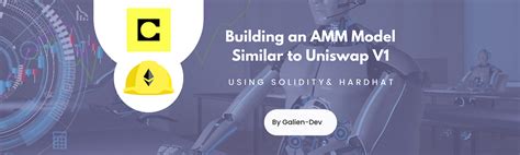 Building An Automated Market Maker Amm Model Similar To Uniswap V1