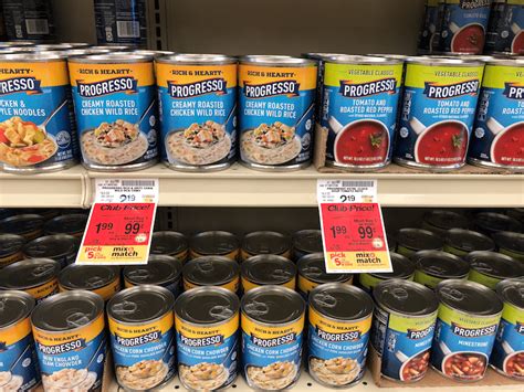 Progresso Soup Just 99 A Can At Safeway Super Safeway