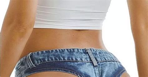 Sheins Denim Booty Shorts Look More Like A Thong And People Cant