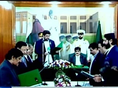 New Sindh Cabinet Sworn In Portfolios Announced