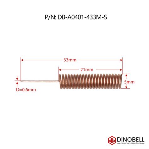 433mhz Coil Loaded Antenna
