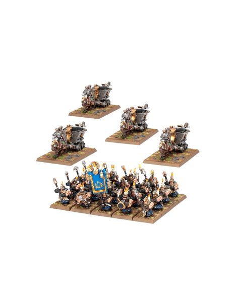 Mineurs Nains Dwarf Miners 20 Figurines Warhammer The Old World
