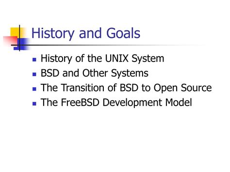 Ppt Introduction On Freebsd Operating System Powerpoint Presentation Id1297948
