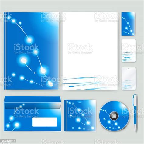 색 요소와 기업의 정체성 템플릿입니다 벡터 Brandbook 보고서 및 지침에 대 한 회사 비즈니스 스타일 추상적인 패턴 테마 일러스트 편지지 서식 파일입니다 개념에 대한