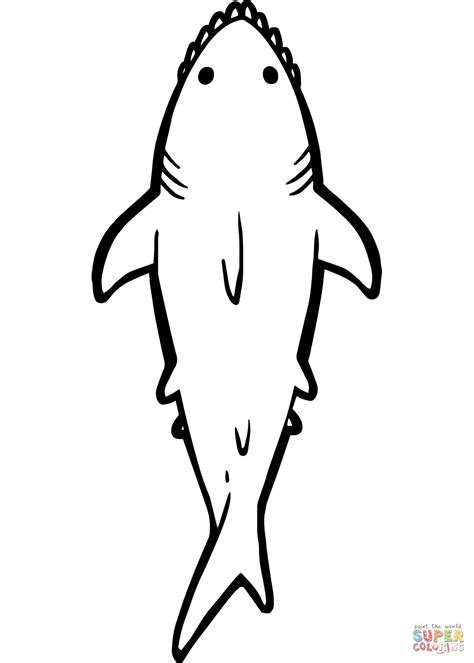 Dibujo De Tiburón Para Colorear Dibujos Para Colorear Imprimir Gratis