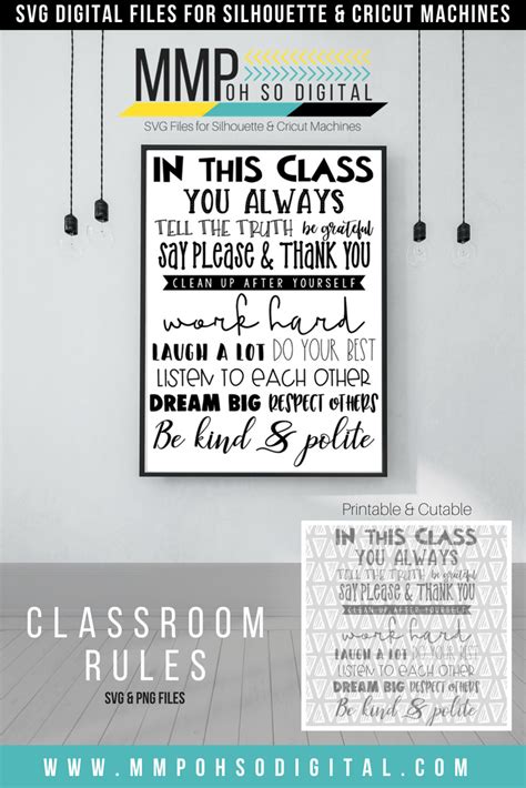 Classroom Rules Mashie