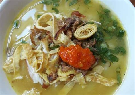 Resep Bubur Ayam Kuah Soto Oleh Mimbarul Amanah Cookpad