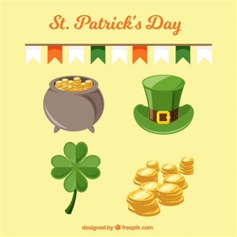 Free Vector Decorative St Patrick S Day Items