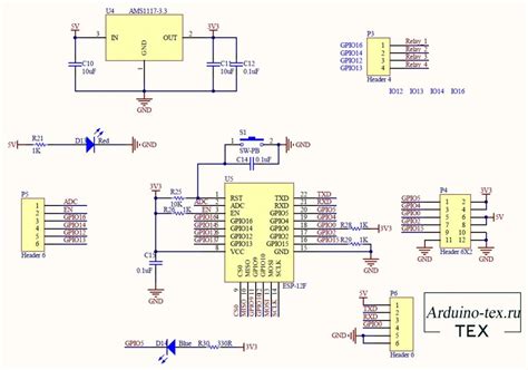 Обзор платы ESP12F Relay X4