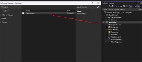 C Reference Windows Only Project From Net Maui Stack Overflow