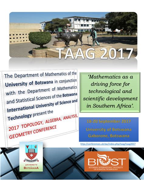 Pdf Topolgy Algebra Analysis Geometry 2017 Conference