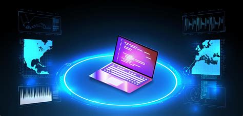 Web Hosting Or Programming Concept Web Programming Development Laptop