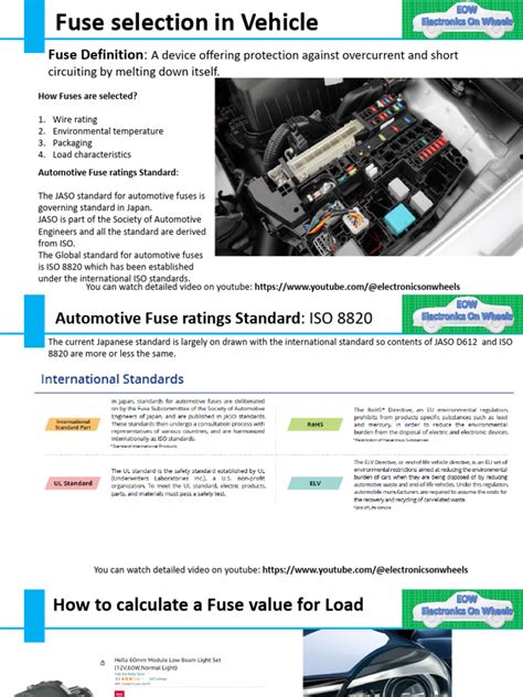 Fuse Selection For Electrical Circuit Pdf Fuse Electrical Electronics