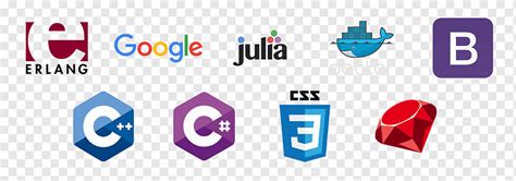 Lenguaje De Programación Programación De Computadoras Logo Informática Código De Computadora