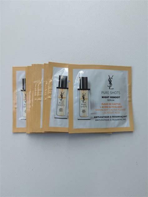 Ysl Pure Shots Night Reboot Beauty And Personal Care Face Face Care On
