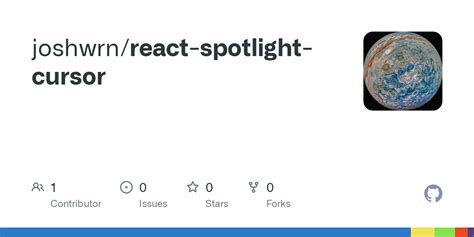 Github Joshwrnreact Spotlight Cursor