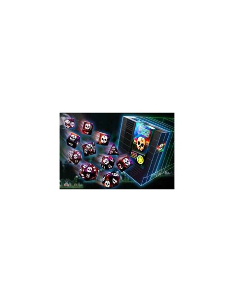 1up Dice Cackling Skull Polyhedral Set