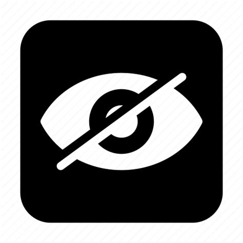 Eye Hidden Hide Password Invisible Not Visible Icon Download On