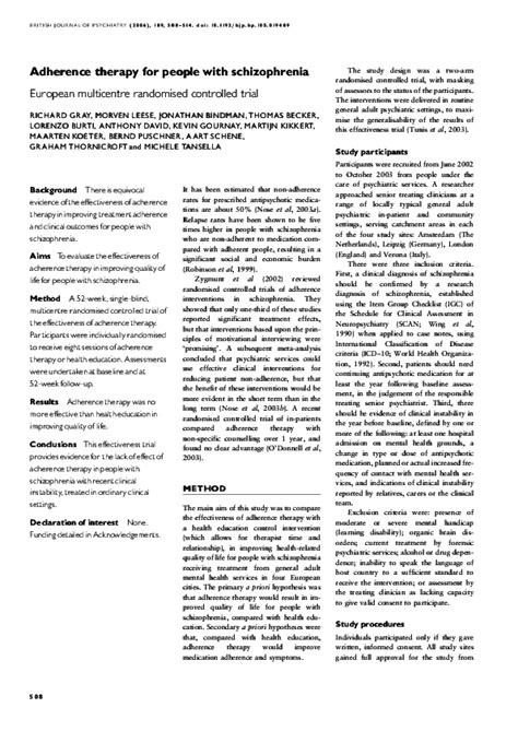 Pdf European Multicentre Randomised Controlled Trial European